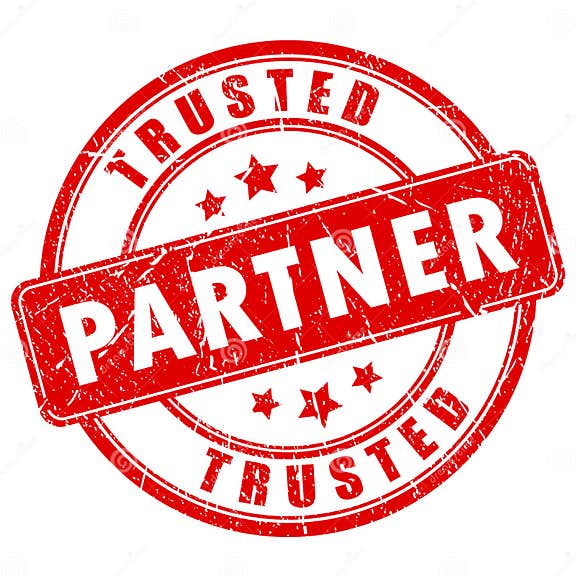Trusted Partner Rubber Stamp Stock Vector - Illustration of imprint ...