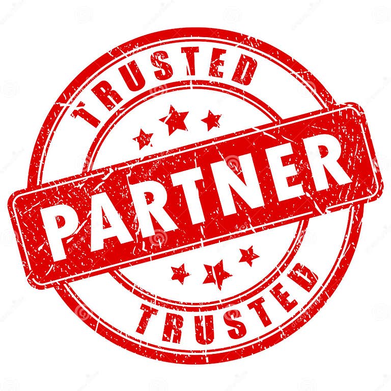 Trusted Partner Rubber Stamp Stock Vector - Illustration of imprint ...