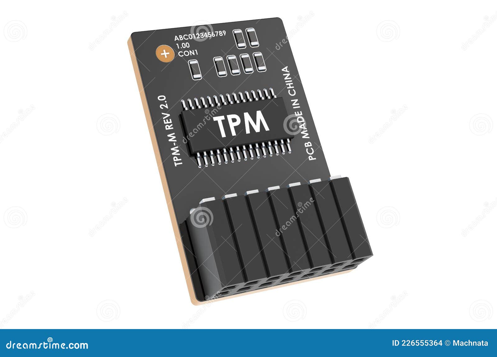 Trusted Platform Module, TPM. 3D Rendering Stock Photography | CartoonDealer.com #226555364
