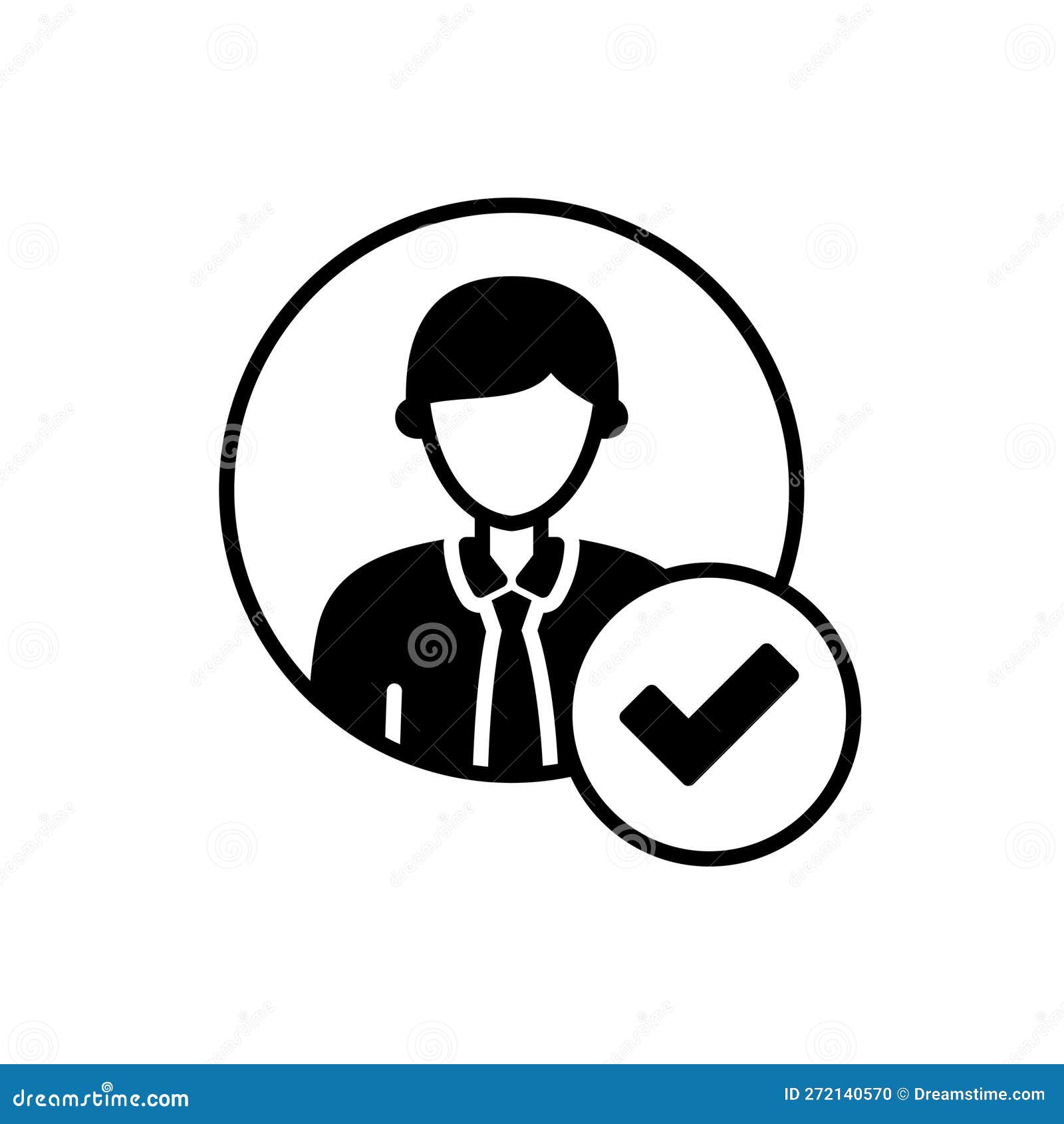 Trusted and Verified Account Icon with a Check Mark in the Avatar ...