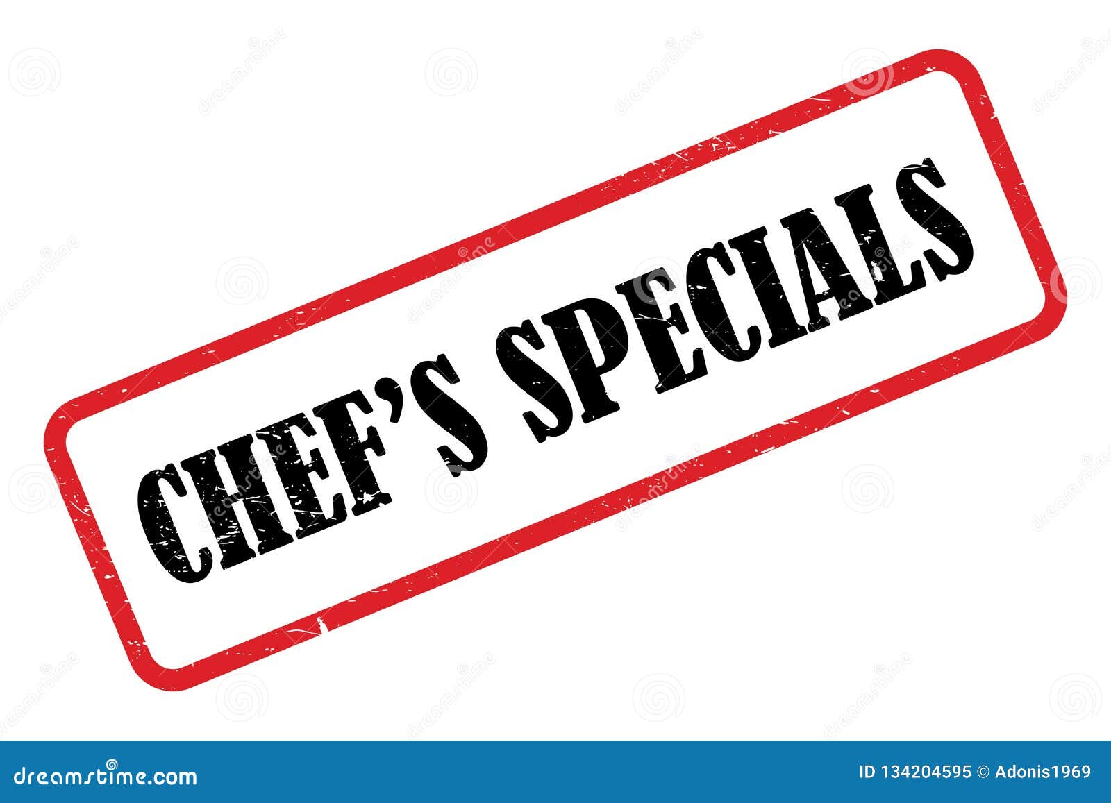 Chef S Specials Illustration Stock Illustration - Illustration of ...
