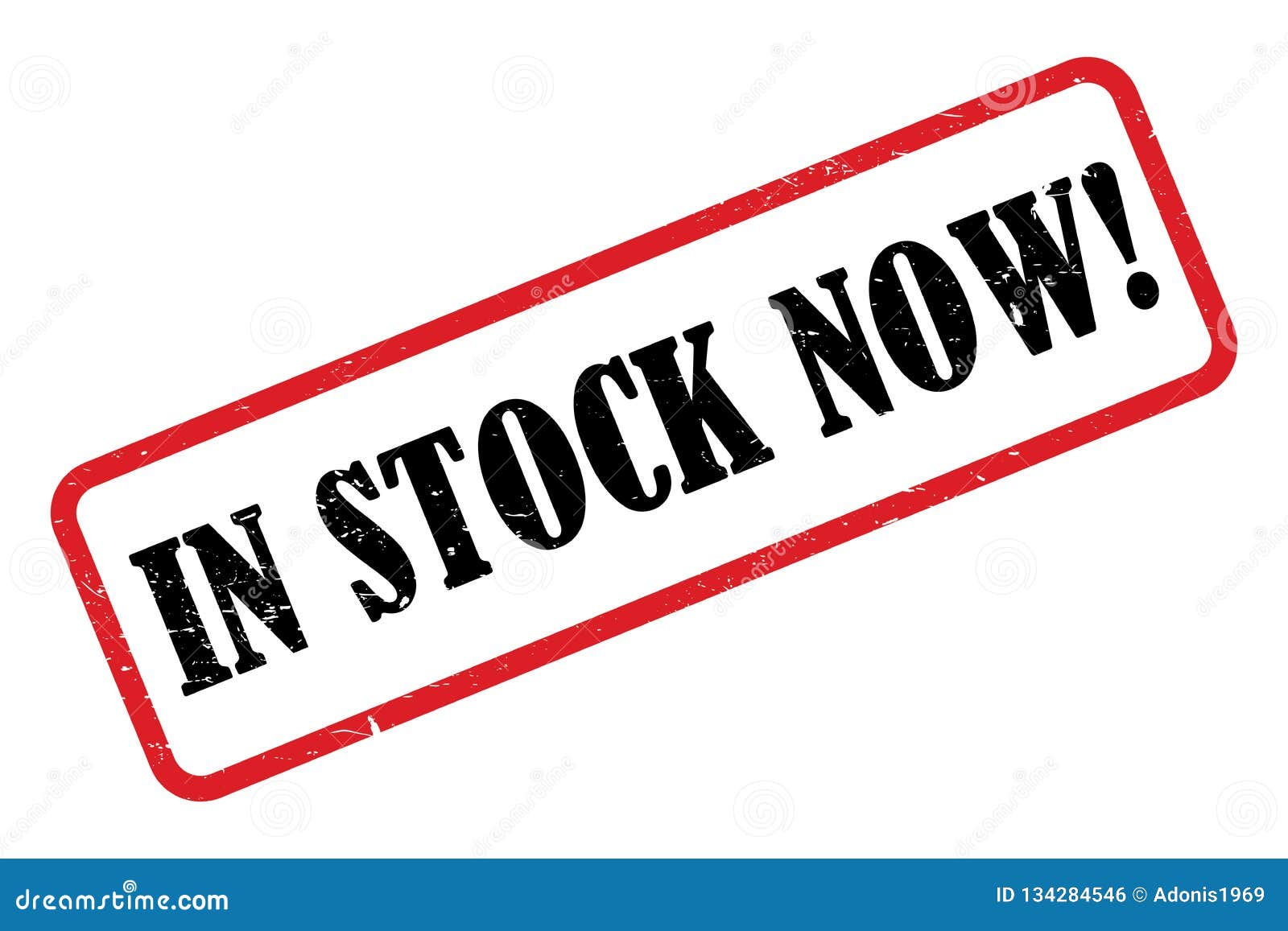In stock now ! stock illustration. Illustration of rectangular - 134284546