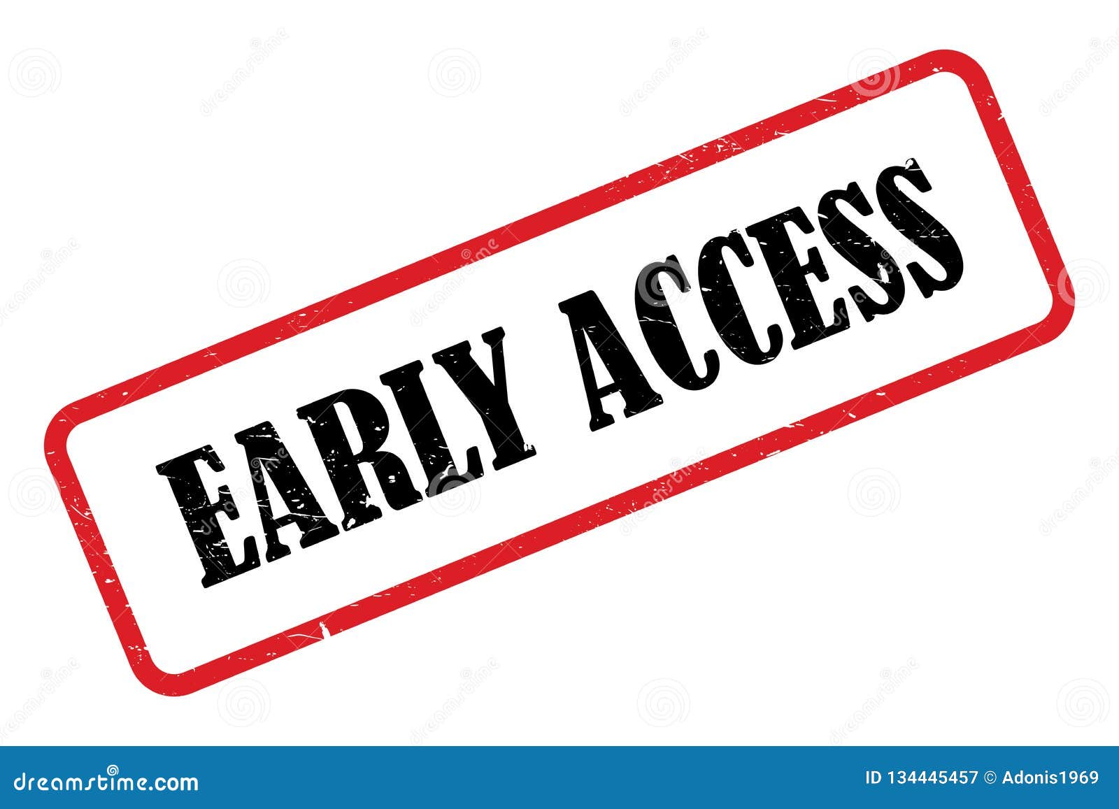 Early access stamp stock illustration. Illustration of scratched ...