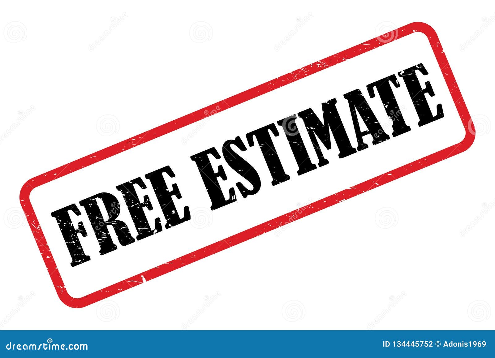 Free estimate stamp stock illustration. Illustration of background ...