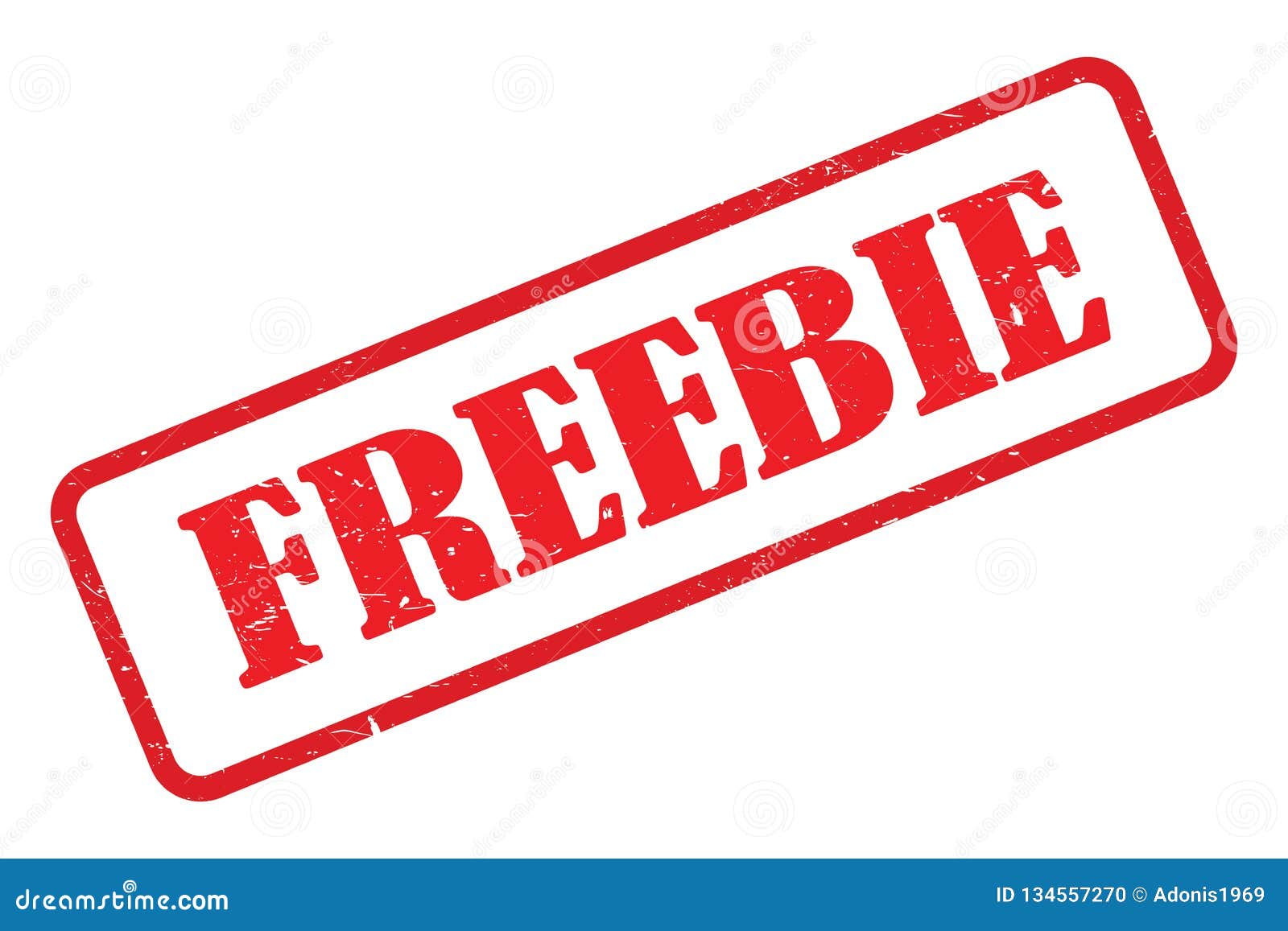 Freebie stamp stock illustration. Illustration of launch - 134557270