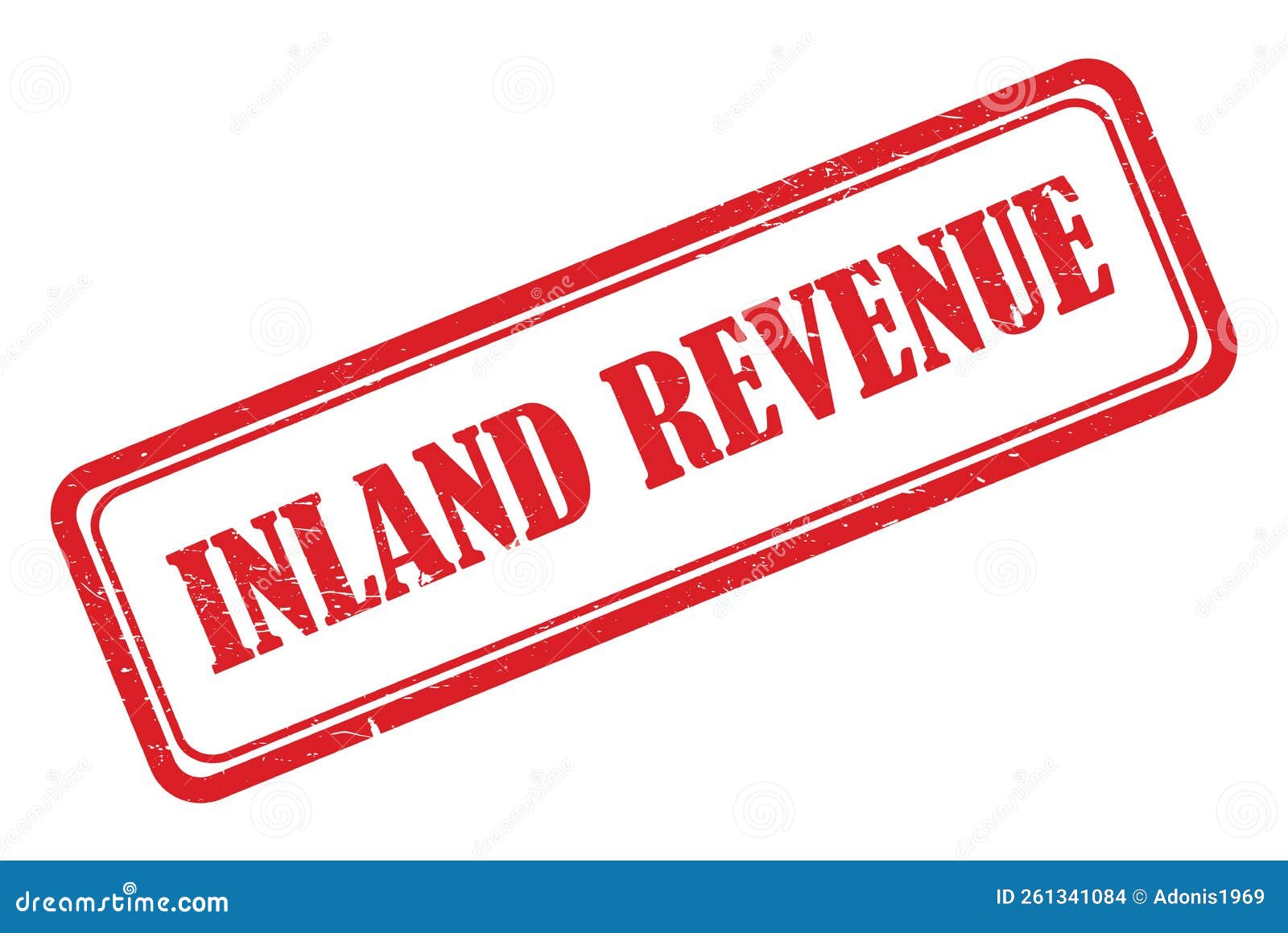 Inland Revenue Rubber Stamp Cartoon Vector | CartoonDealer.com #91997959
