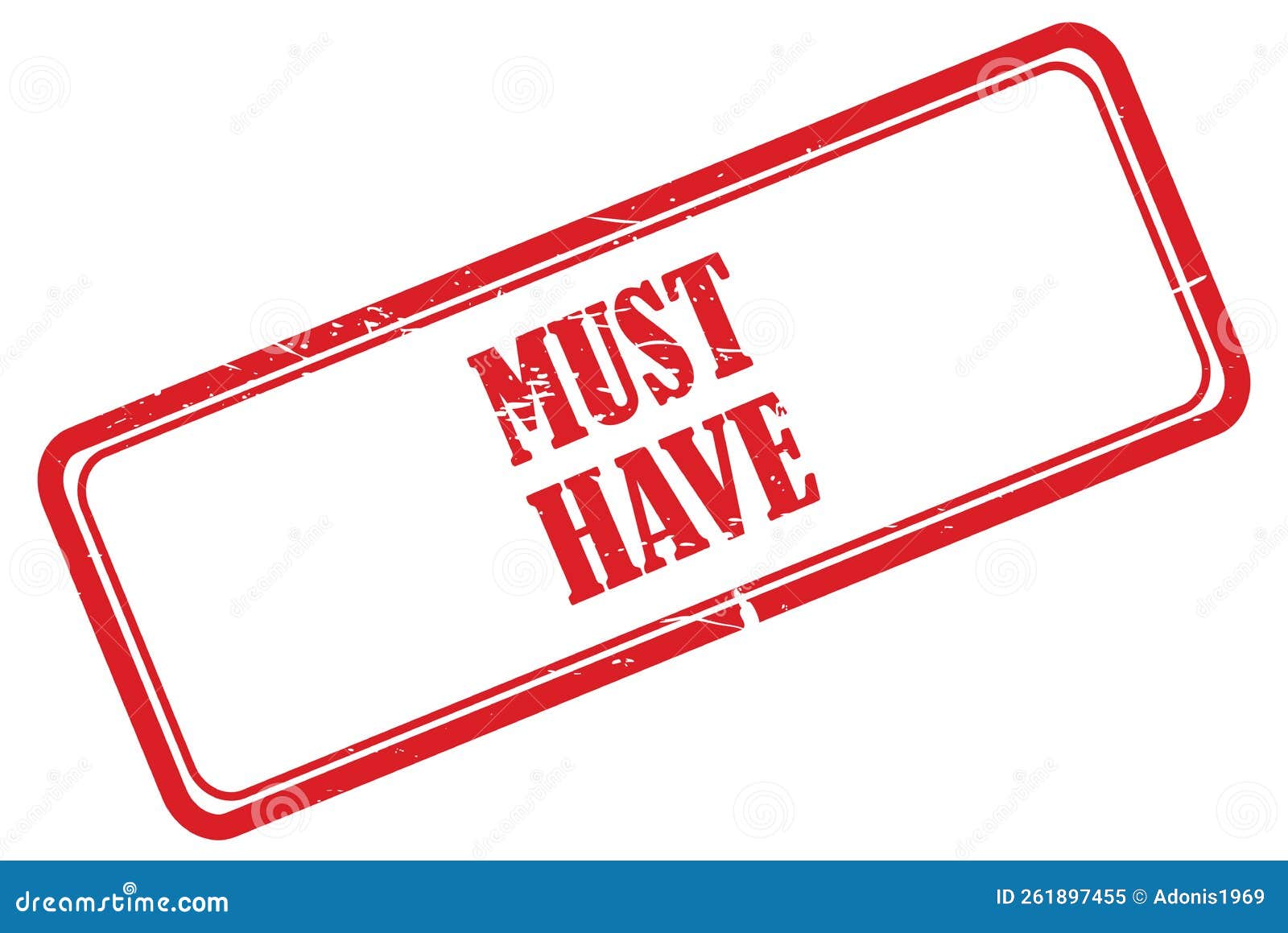 Must Have Stamp On White Royalty-Free Stock Photography | CartoonDealer ...