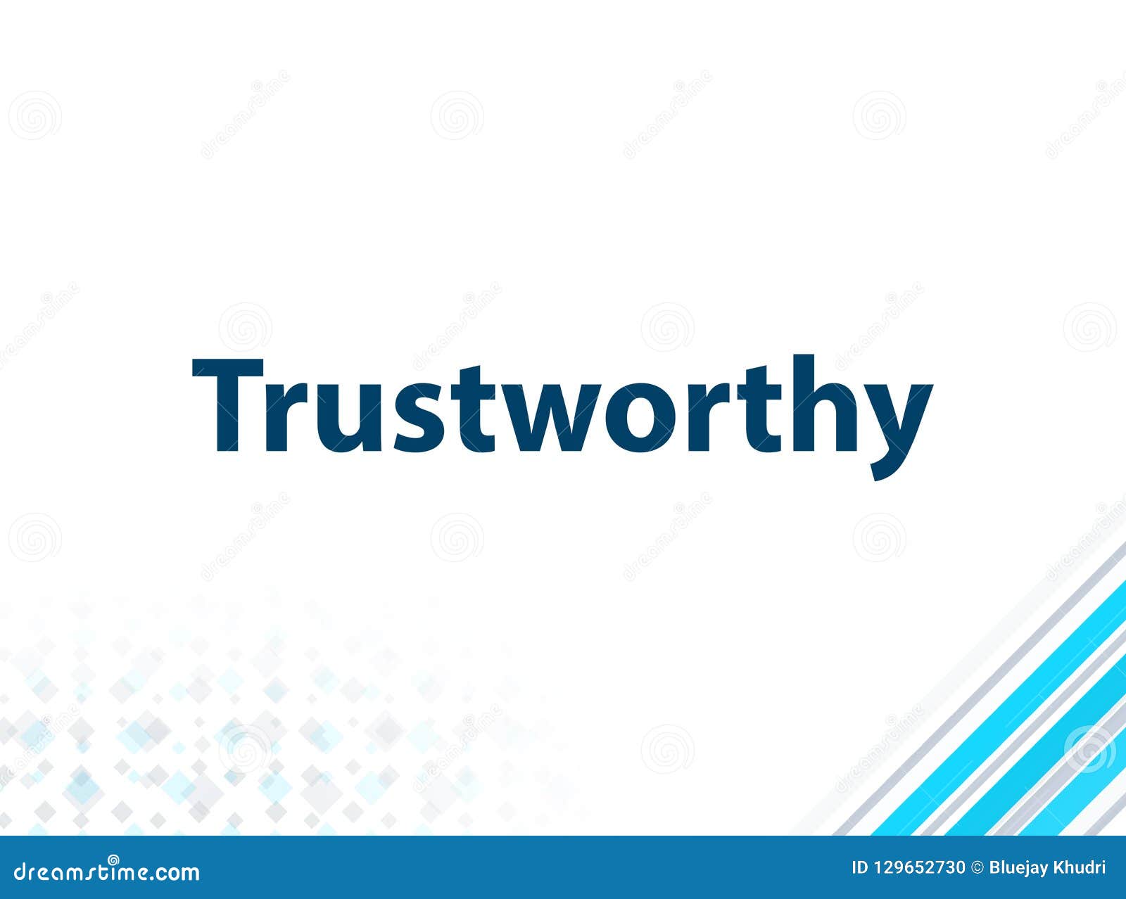 Trustworthy Modern Flat Design Blue Abstract Background Stock ...
