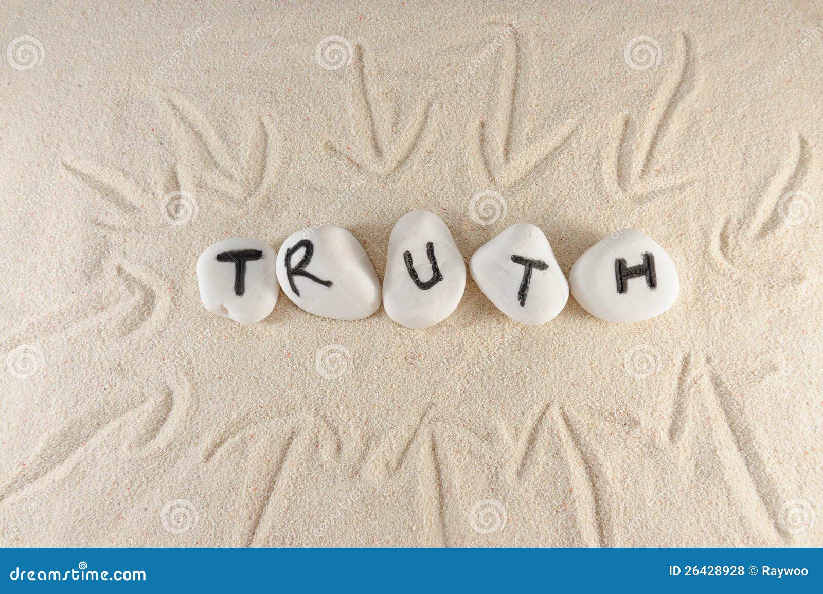 Truth stock photo. Image of message, sandy, stones, background - 26428928