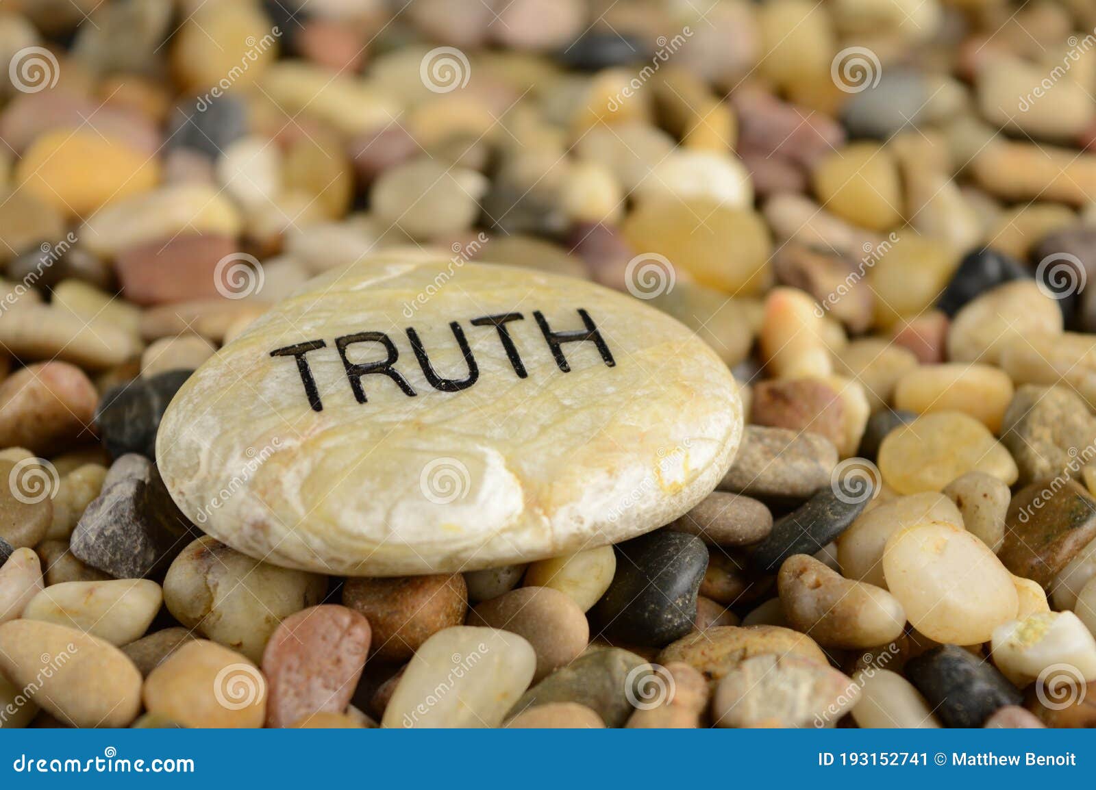 Truth Affirmation Stone stock image. Image of contemplation - 193152741
