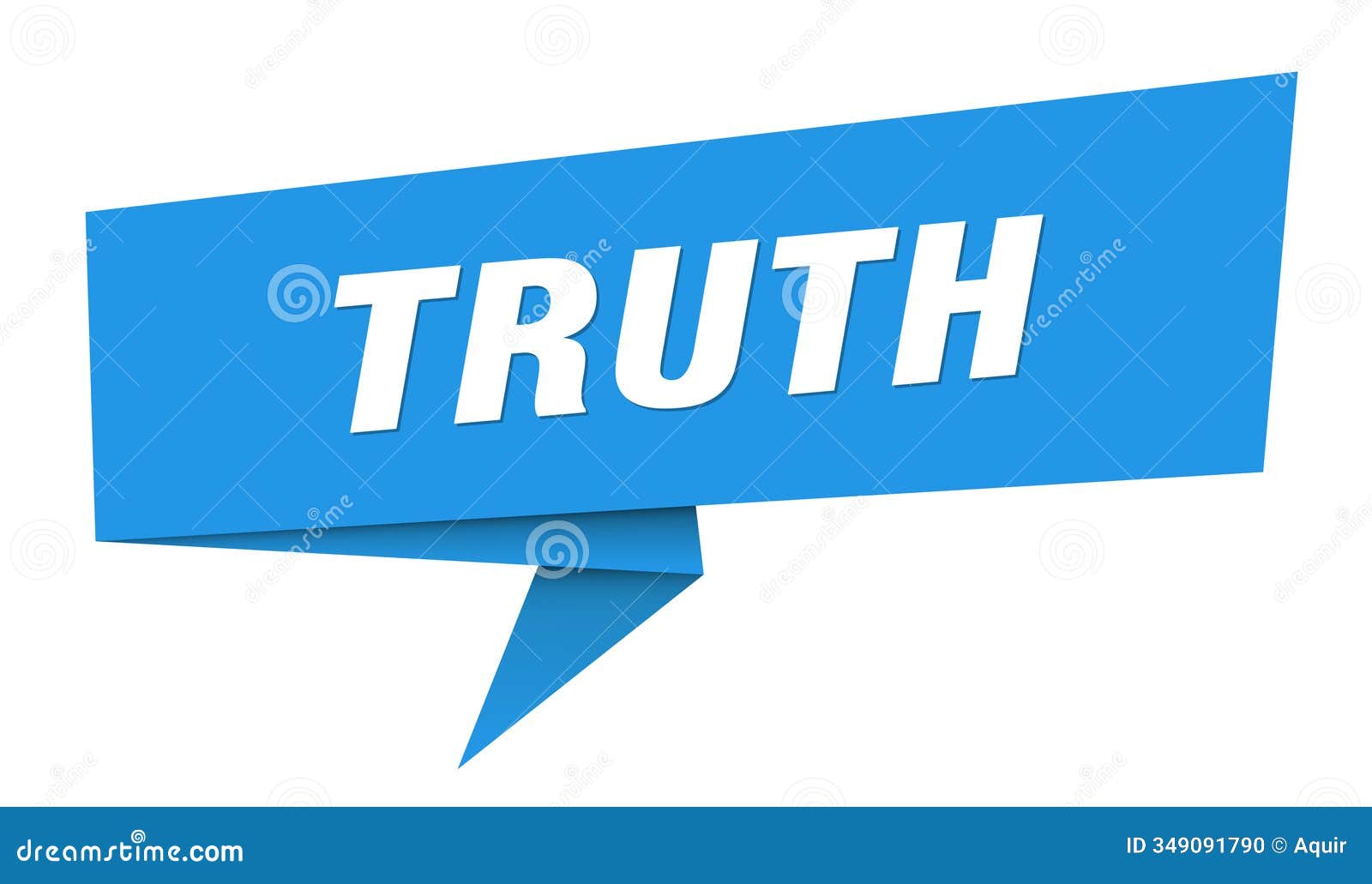 Truth Banner. Truth Speech Bubble, Label, Sticker, Sign Template Stock ...