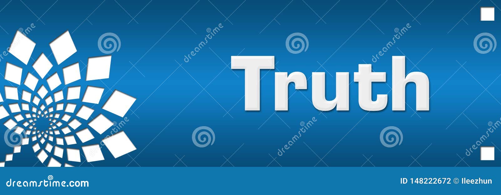 Truth Blue Abstract Floral Left Stock Illustration - Illustration of ...