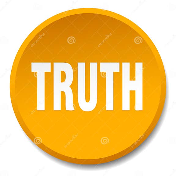 Truth button stock vector. Illustration of sign, modern - 122714342