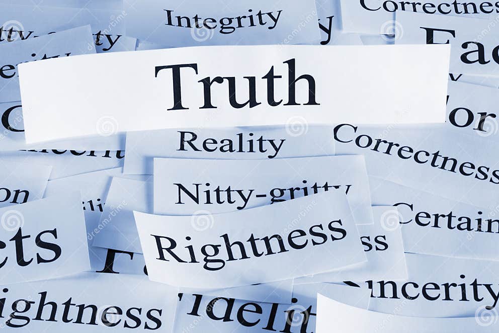 Truth Concept stock photo. Image of gritty, rightness - 25551792