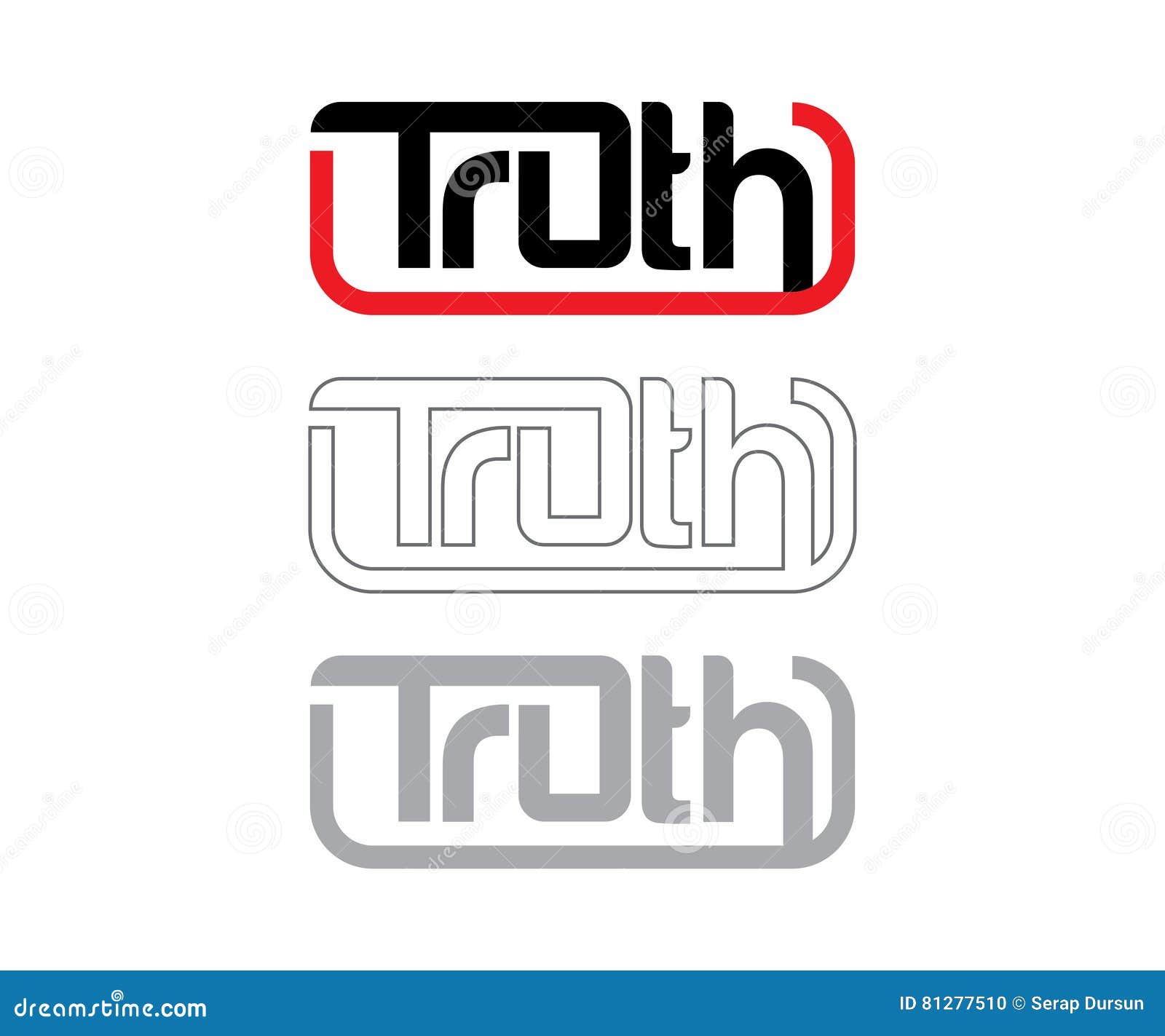 Truth Logo Concept stock illustration. Illustration of criminal - 81277510
