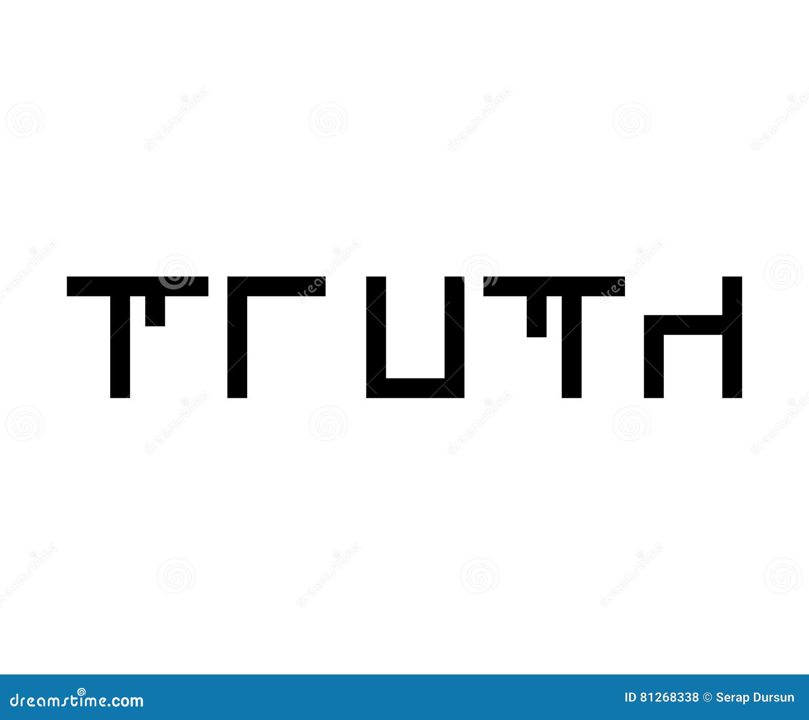 Truth Logo Design stock vector. Illustration of equality - 81268338
