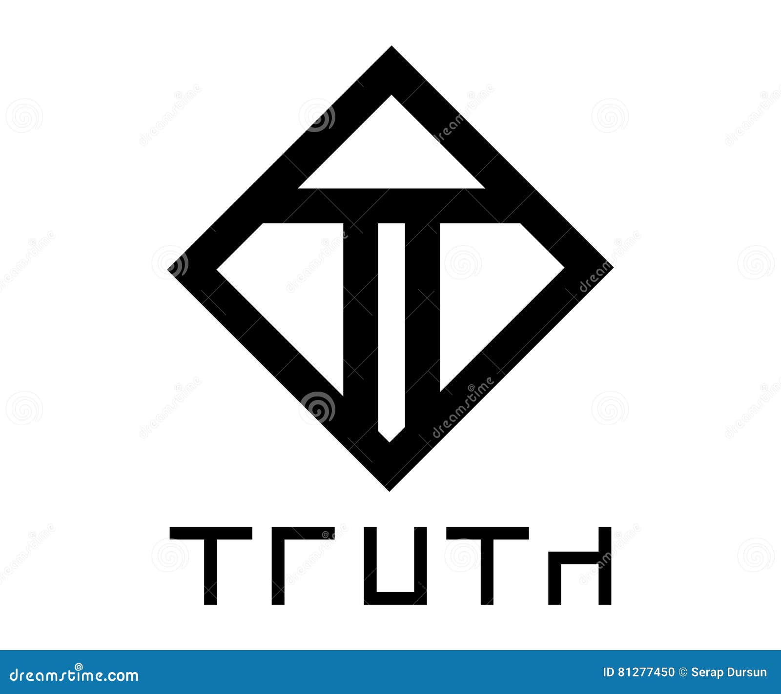 Truth Logo Design stock illustration. Illustration of freedom - 81277450