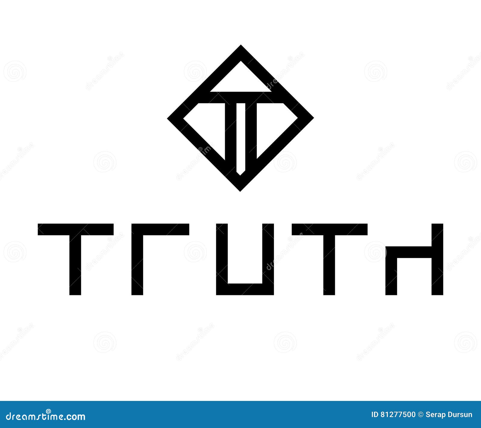Truth Logo Design stock vector. Illustration of culture - 81277500
