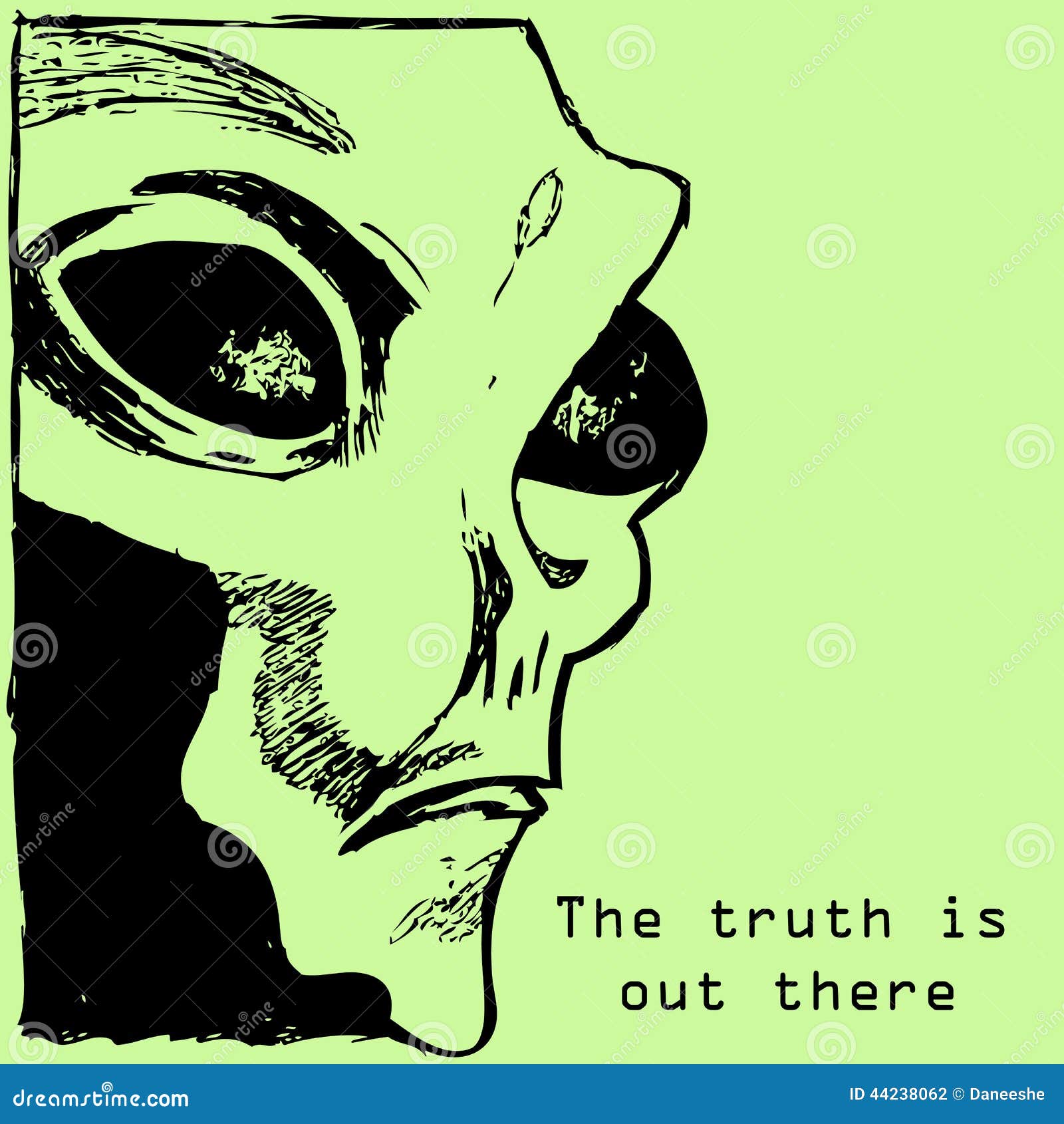 The truth is out there stock vector. Illustration of individual - 44238062 The truth is out there stock vector. Illustration of individual - 44238062