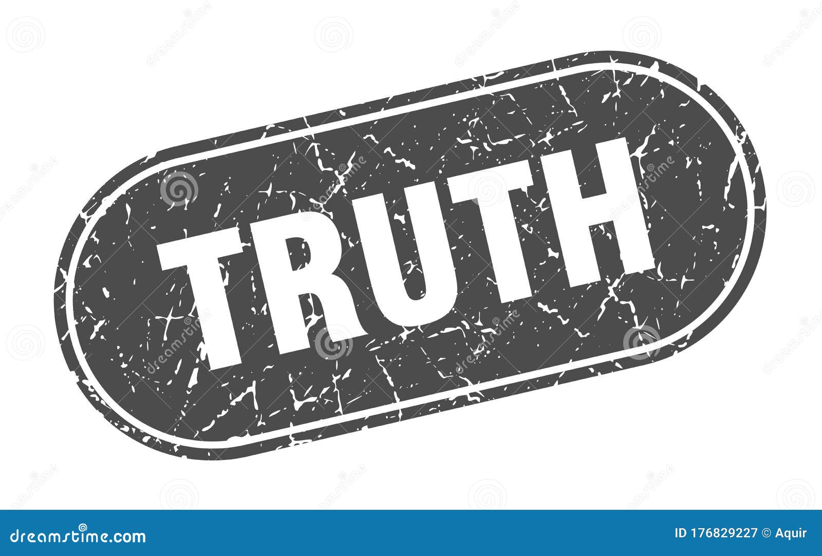 Truth Sign. Truth Grunge Stamp Stock Vector - Illustration of button ...