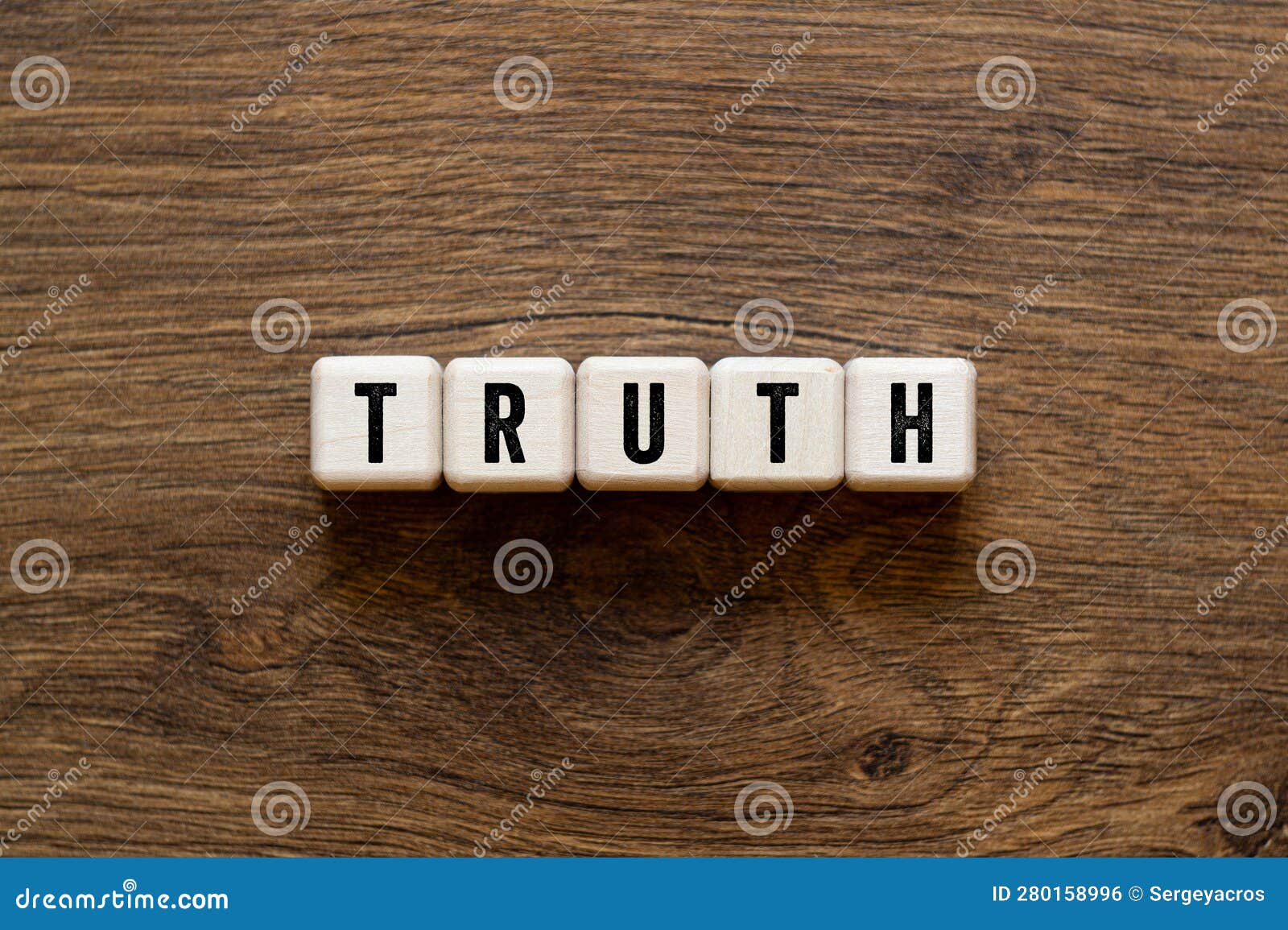 Truth - Word Concept on Building Blocks, Text Stock Photo - Image of ...