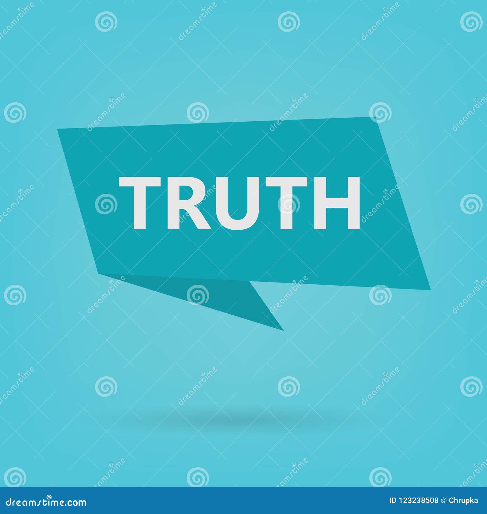 Truth word on sticker stock vector. Illustration of ethic - 123238508