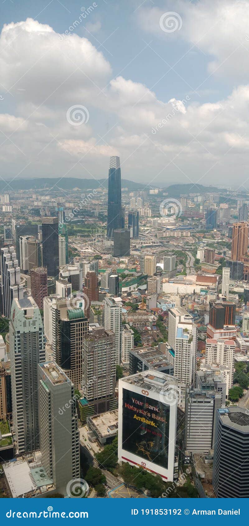 TRX Building from KL Tower Dock Viewing Editorial Photography - Image ...