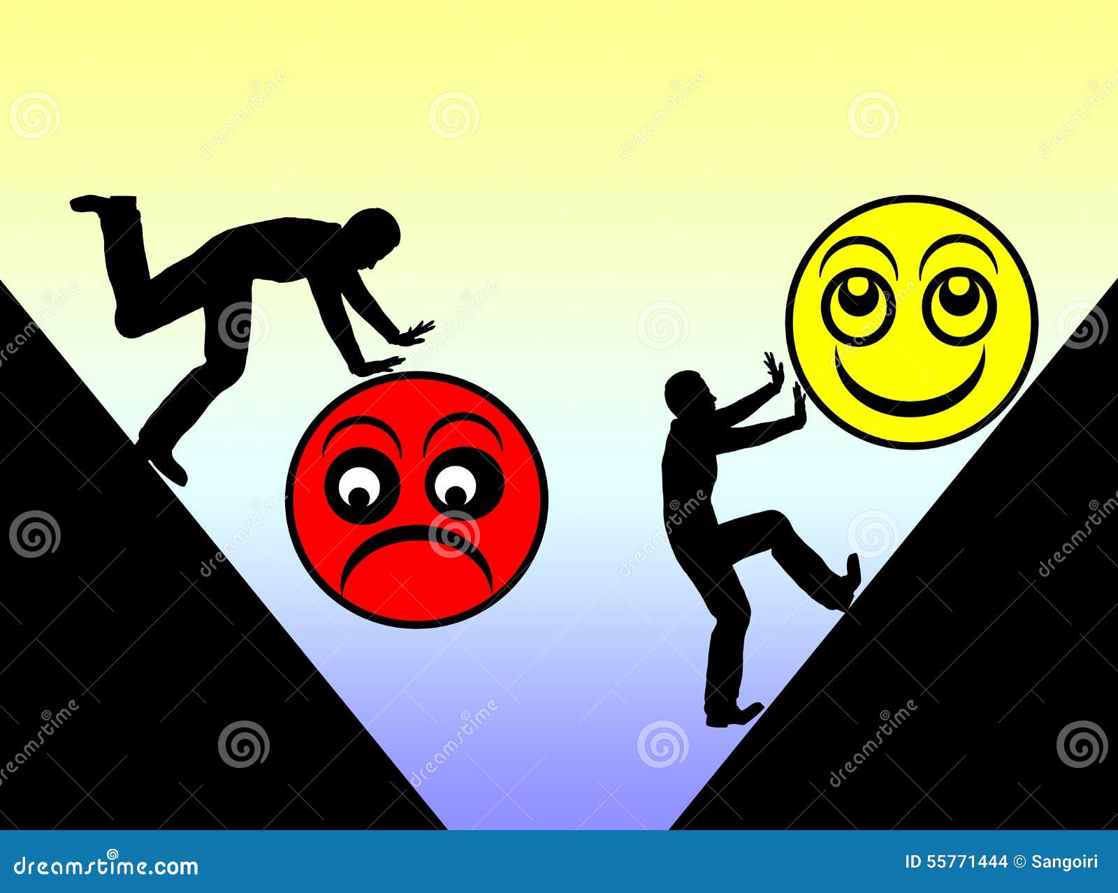 Try Again stock illustration. Illustration of courage - 55771444