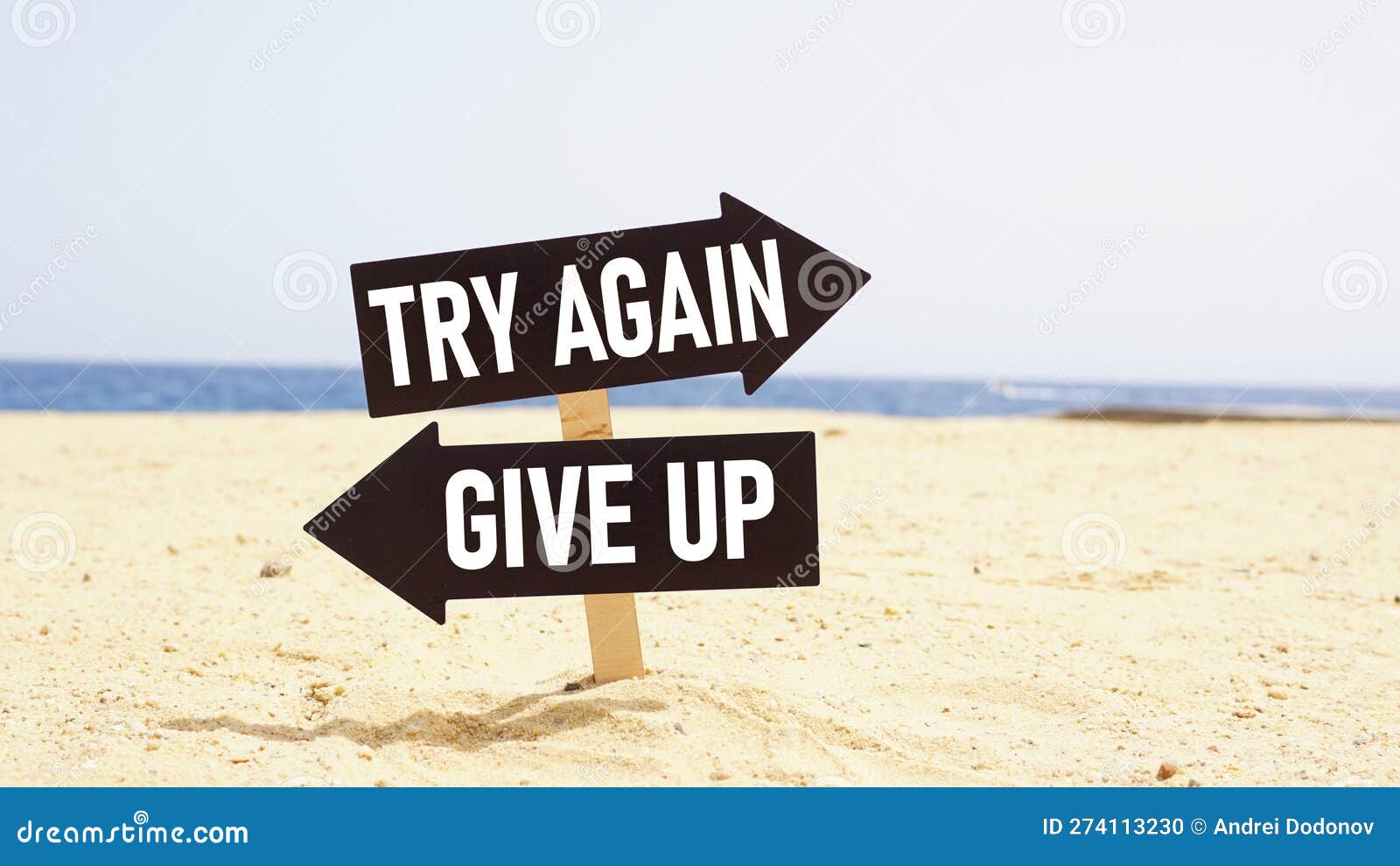 Try Again Give Up Keep on Going and Trying Never Stop Believing in ...