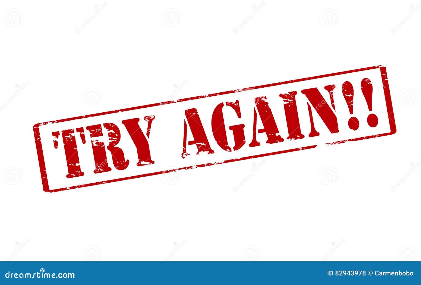 Try again stock vector. Illustration of test, eftsoons - 82943978