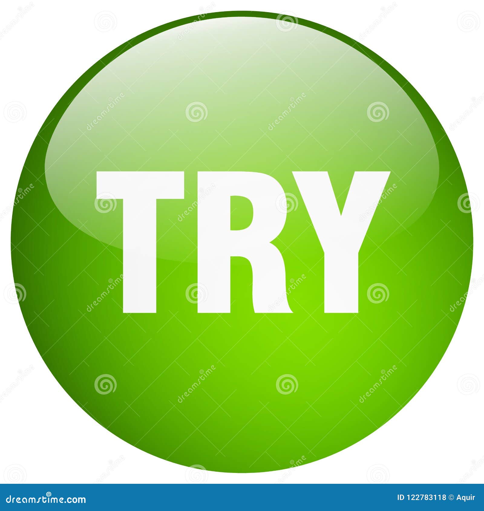 Try button stock vector. Illustration of sign, design - 122783118