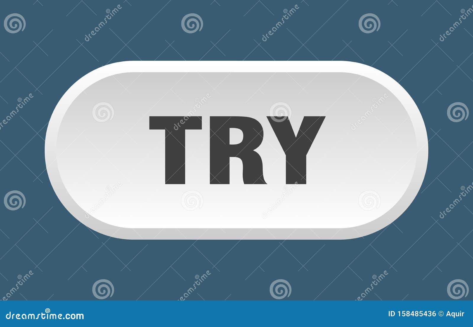 Try button stock vector. Illustration of label, price - 158485436