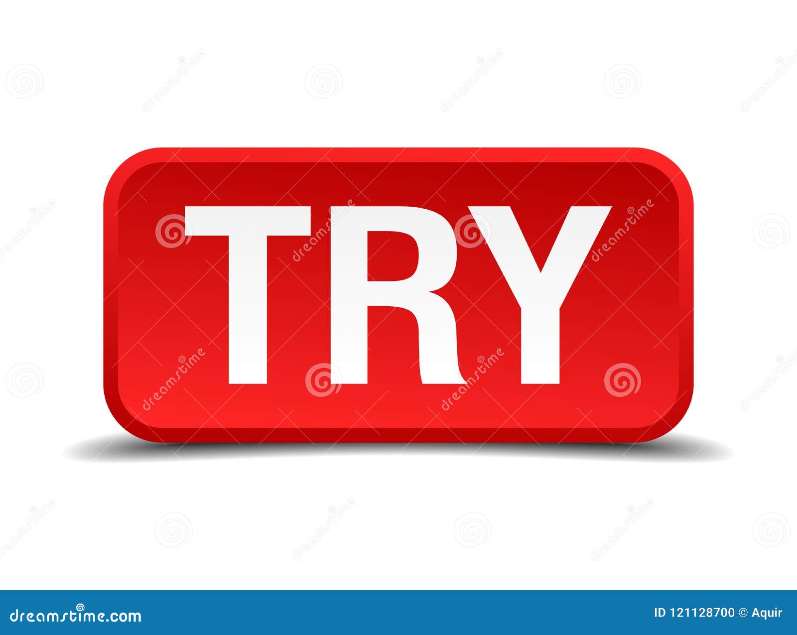 Try button stock vector. Illustration of shadow, shiny - 121128700