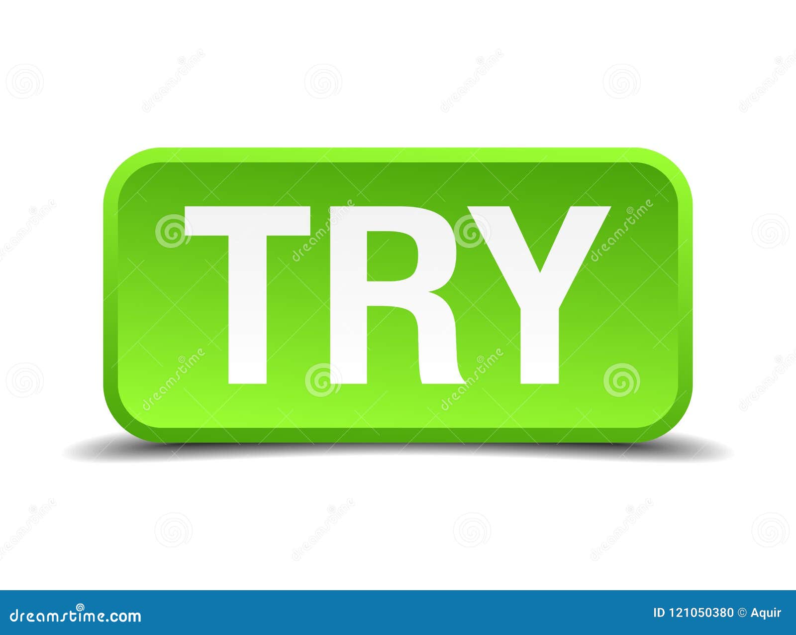Try button stock vector. Illustration of graphic, green - 121050380