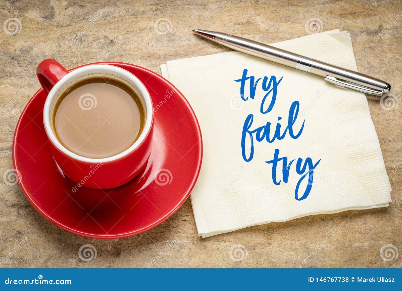 Try, Fail and Repeat Concept Stock Photo - Image of success, repeat ...