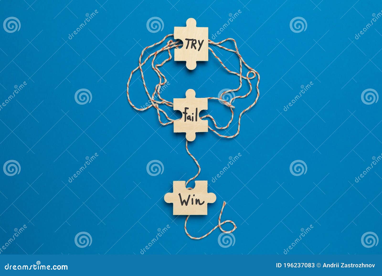 Try - Fail - Success. Purpose and Movement To Success Despite Obstacles ...