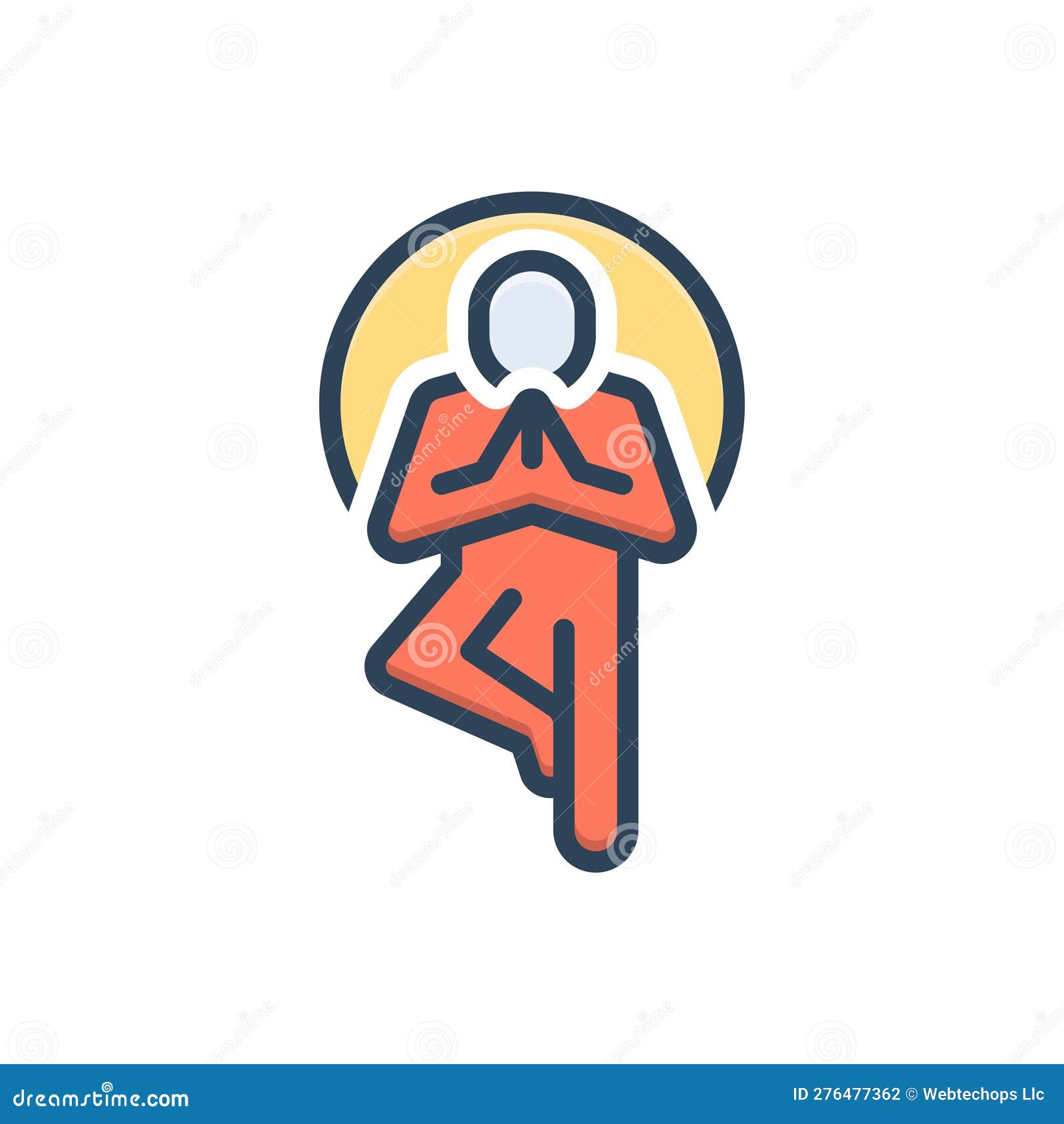 Color Illustration Icon for Try, Attempt and Pray Stock Illustration ...
