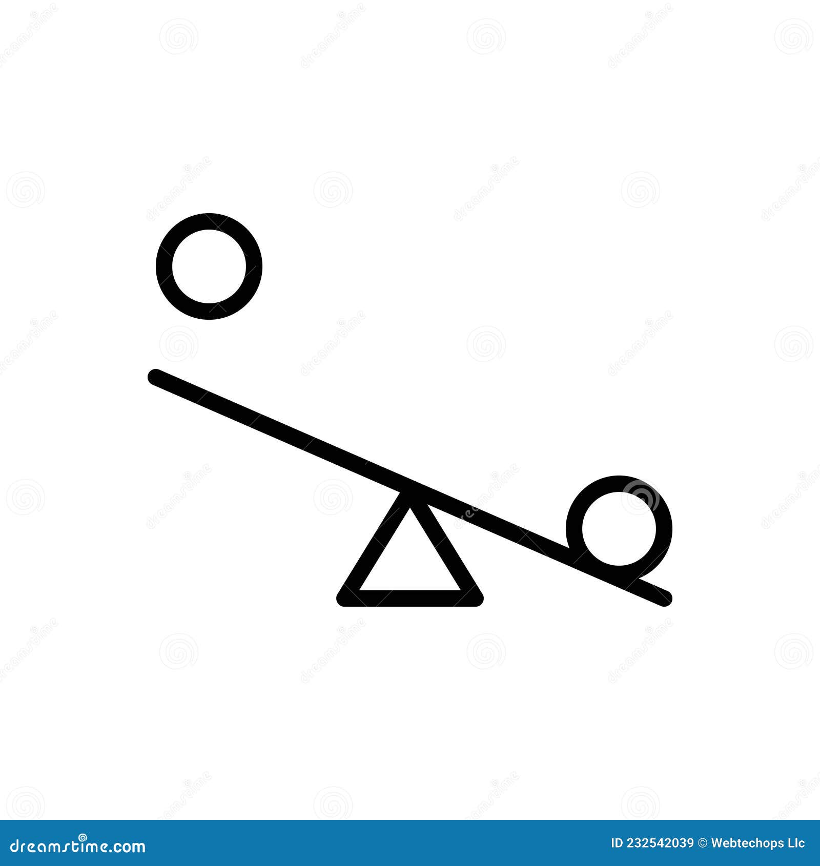 Black Line Icon for Try, Effort and Endeavor Stock Illustration ...