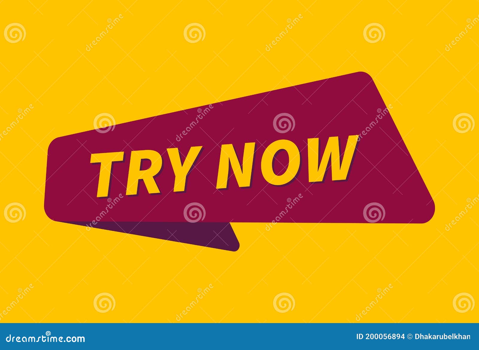 Try Now Banner Vector, Try Now Image Stock Vector - Illustration of ...