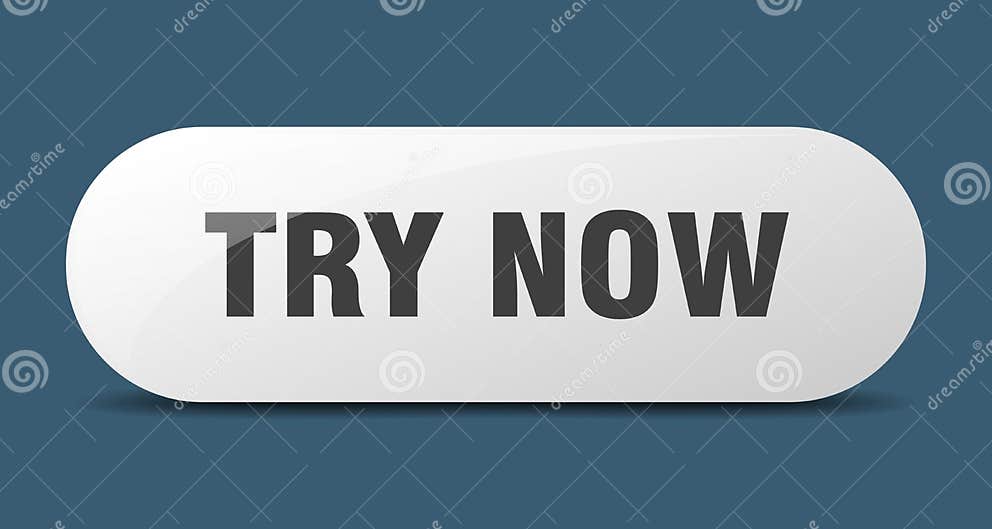 Try Now Button. Try Now Sign. Key. Push Button Stock Vector ...