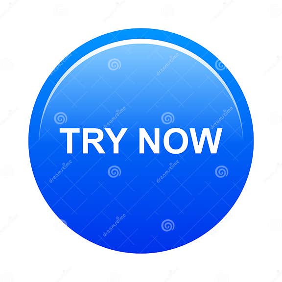 Try now button stock vector. Illustration of advertising - 123745924