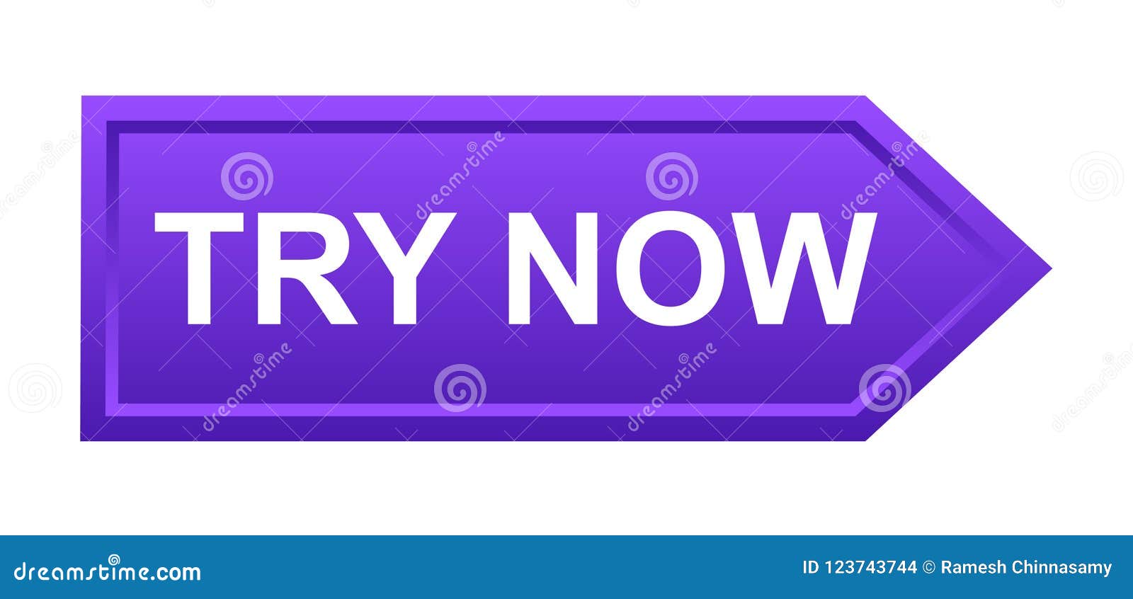Try now button stock vector. Illustration of business - 123743744