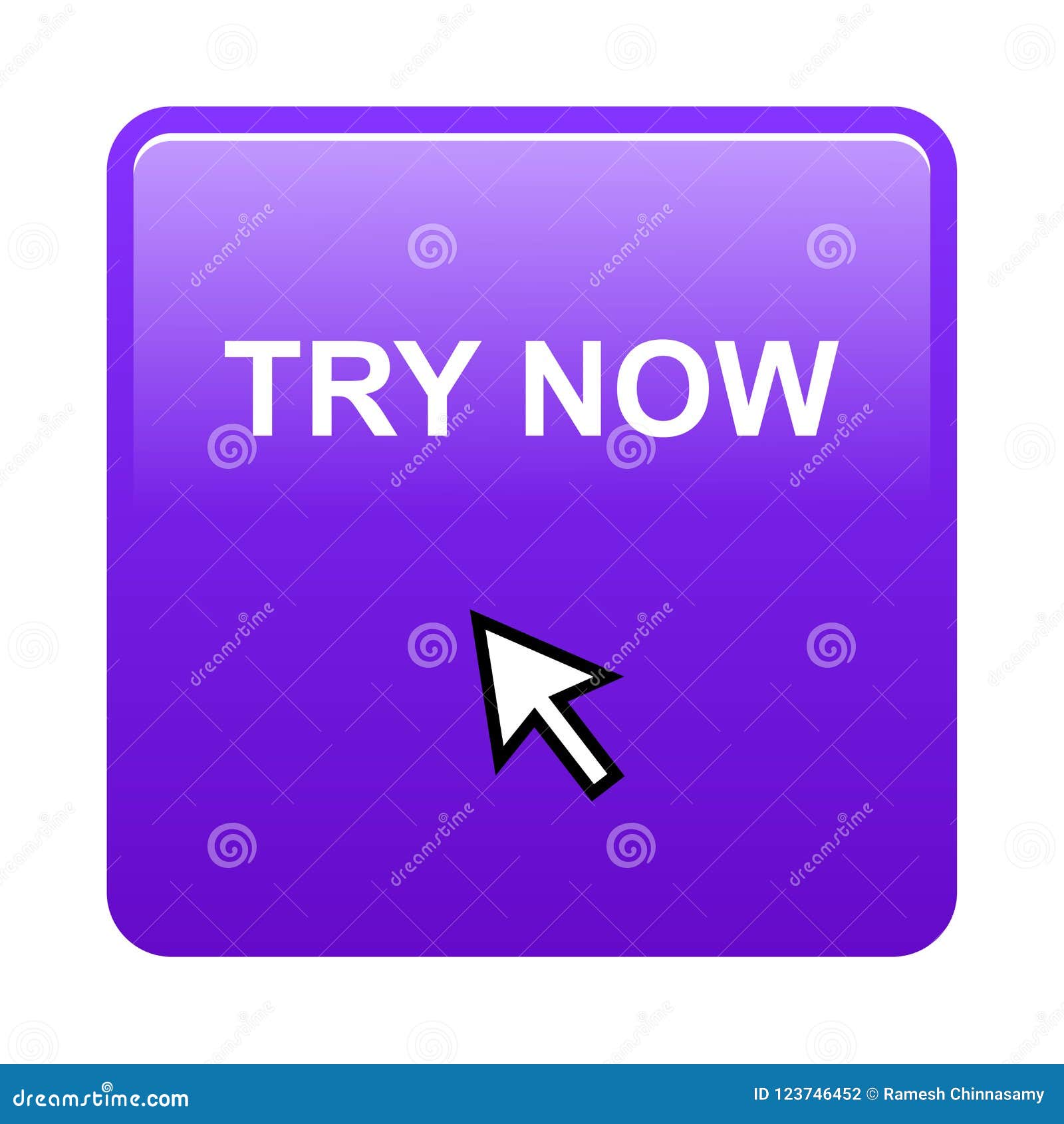 Try now button stock vector. Illustration of blog, information - 123746452