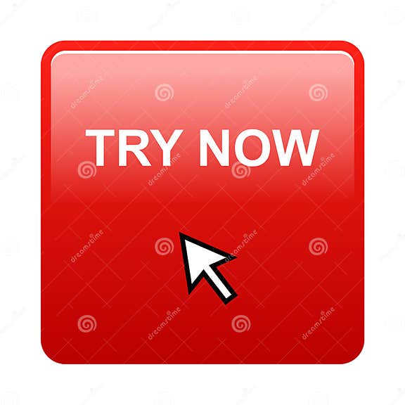 Try now button stock vector. Illustration of internet - 123746406