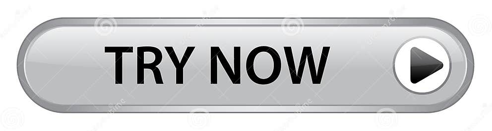 Try now button stock vector. Illustration of label, business - 119245474