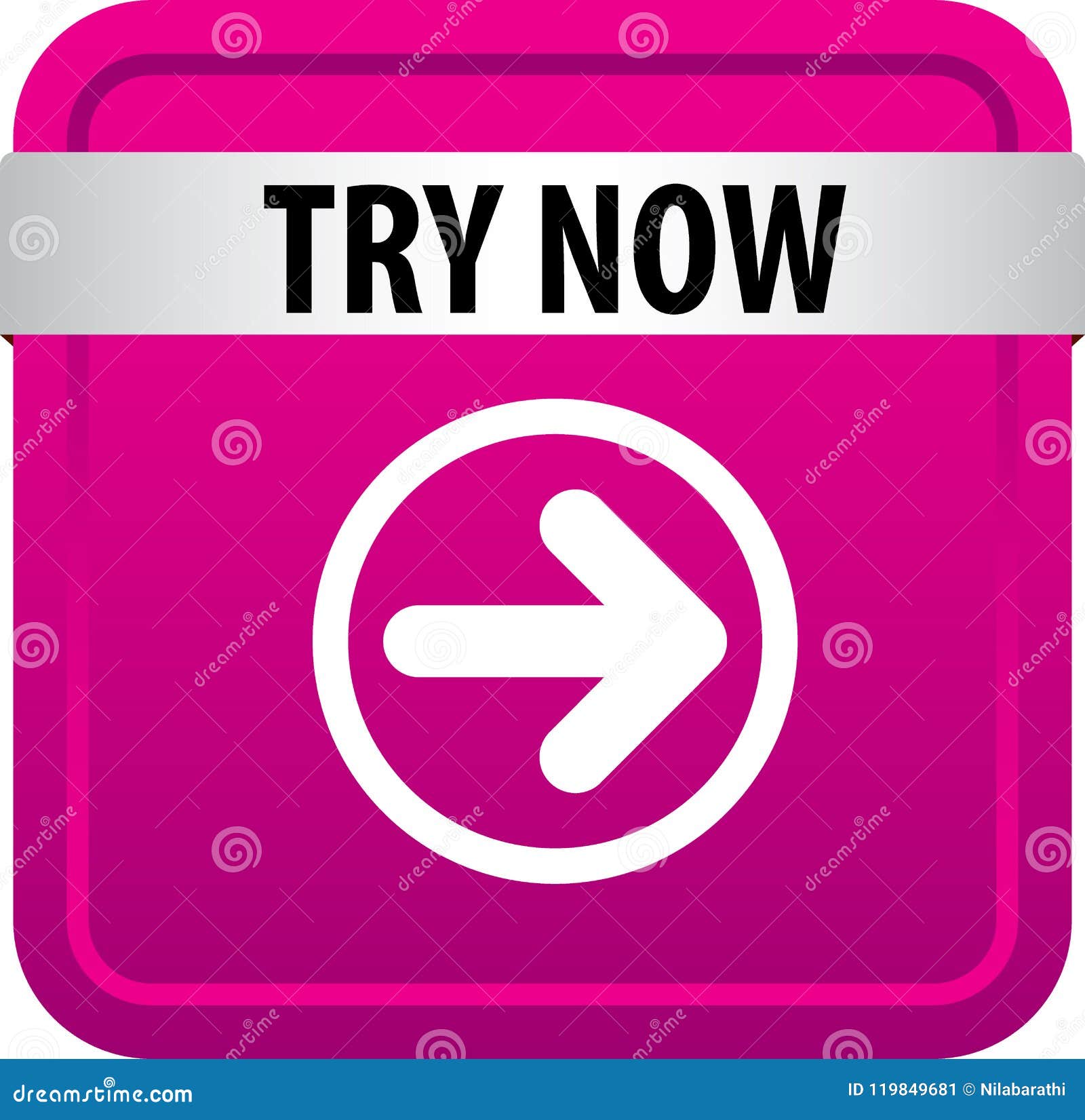 Try now web button stock illustration. Illustration of choice - 119849681