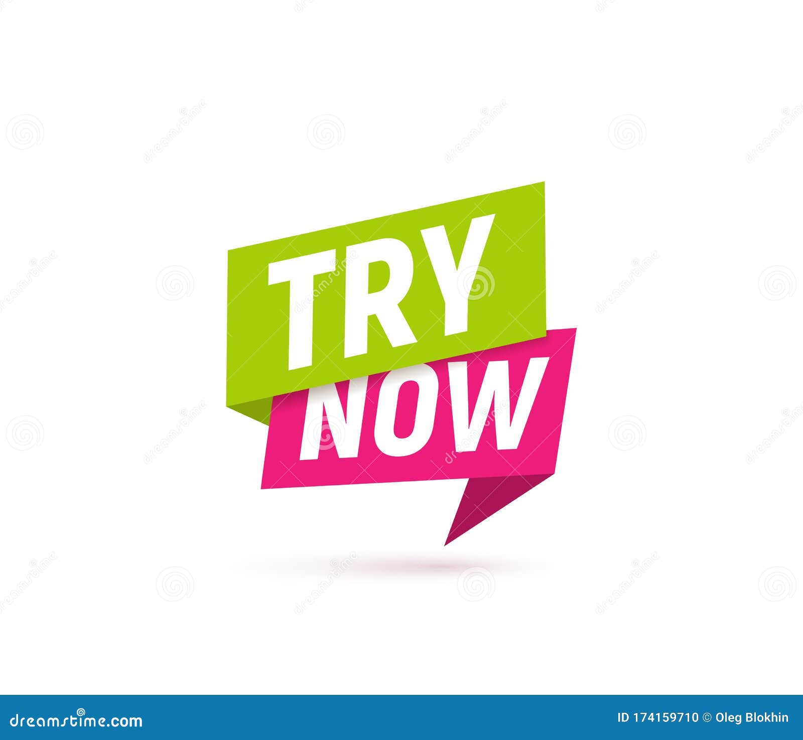 Try Now Isolated Vector Icon. Take a Chance Sign Stock Vector ...