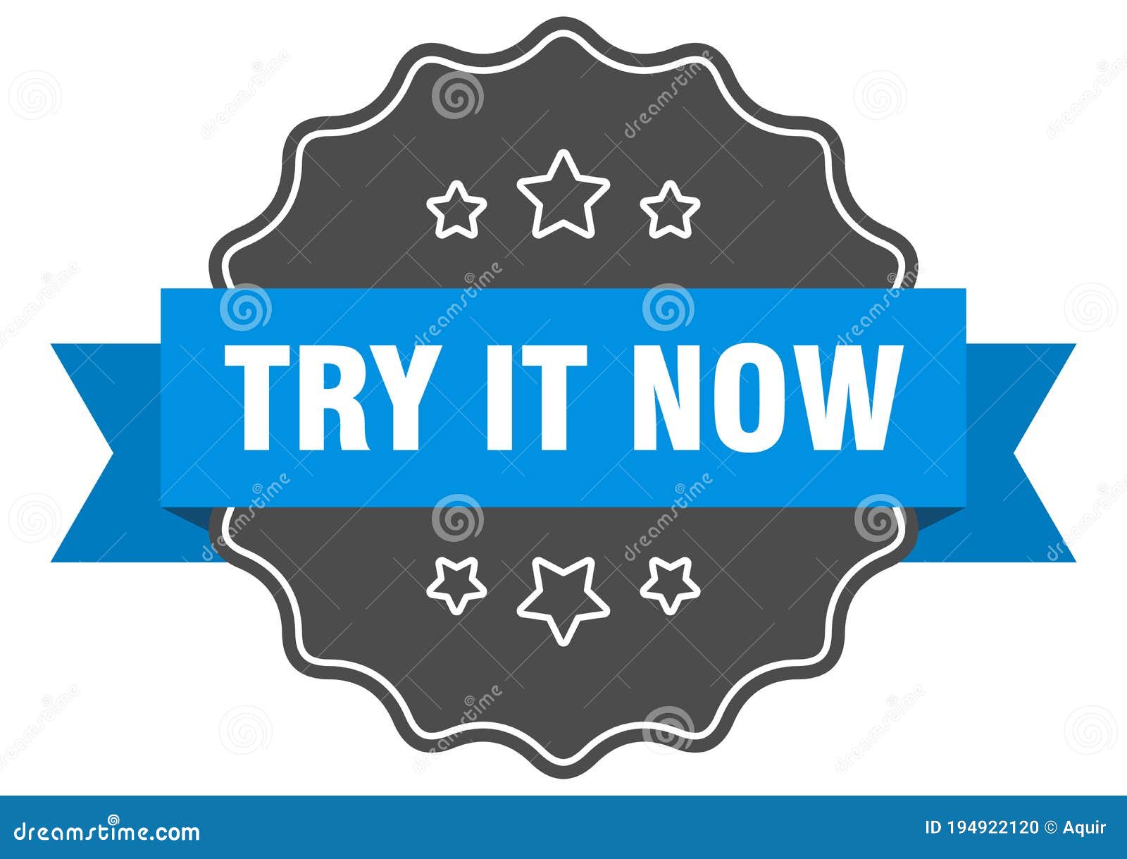 Try it Now Label. Try it Now Isolated Seal. Sticker. Sign Stock Vector ...