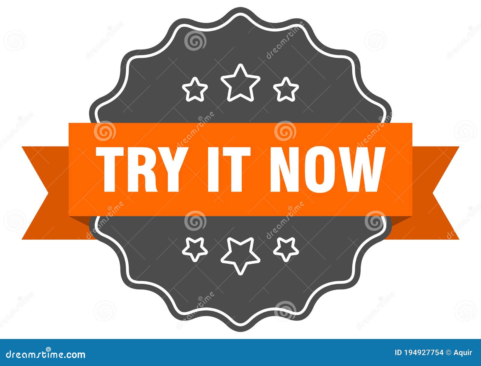 Try it Now Label. Try it Now Isolated Seal. Sticker. Sign Stock Vector ...