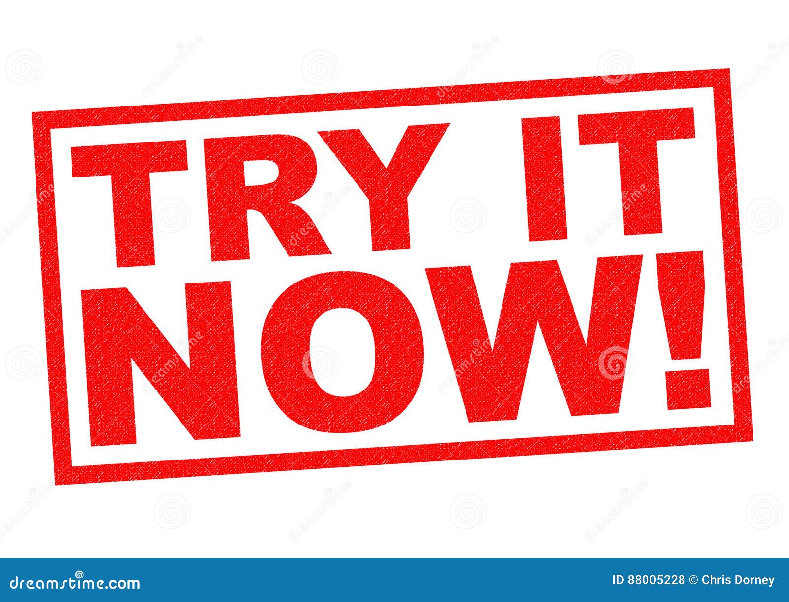TRY it NOW! stock illustration. Illustration of advertised - 88005228